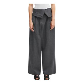 J.W.Anderson Damen, Hosen, Grau, SGr&ouml;&szlig;e
