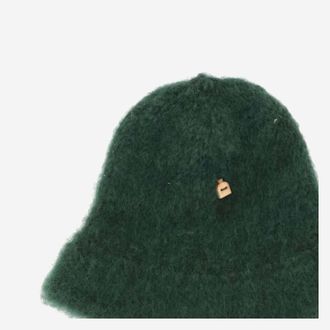 Myssyfarmi Womens Wool Bucket Hat Dark Green Finnshep