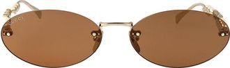 Gucci Lunettes De Soleil - Or