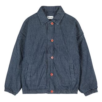 Bobo Choses Bomber Ray&eacute;e Denim Coton Bio - Collection Femme Bobo Choses