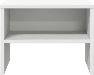 Generic Moderner Nachttisch mit Offenem Ablagefach, Minimalistischer Nachttisch aus Holzwerkstoff, Elegante Schlafzimmer-Akzentm&ouml;bel f&uuml;r die Schlafzimmerdekor