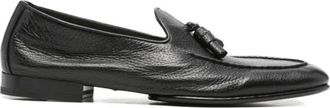 Doucal's Homme, Chaussures, Noir, Taille: 43 1/2 EU Tassel Moc Adler Loafer