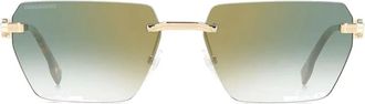 Dsquared2 unisex, Accessoires, Jaune, Taille: 58 MM Lunettes de soleil