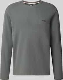 HUGO BOSS Longsleeve mit Logo-Schriftzug