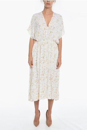 Samsøe & Samsøe Printed Flared ANDINA Maxi Dress size Xxs