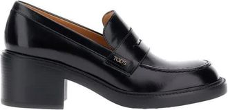Tod's Tods Low-Top Sneaker - Leather Moccasin With Polished Finish - Gr. 38 (EU) - in Schwarz - für Damen
