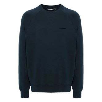 J.Lindeberg Blauer Crew Neck Pullover Casual Stil - - Sweatshirts & Hoodies - Herren - Blau - M