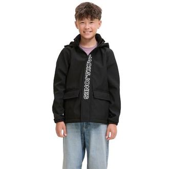 Jack & Jones JUNIOR Jjematt Sn Jnr Jjematt Veste softshell &agrave; capuche pour homme Noir Numeric_176, Noir, numeric_176