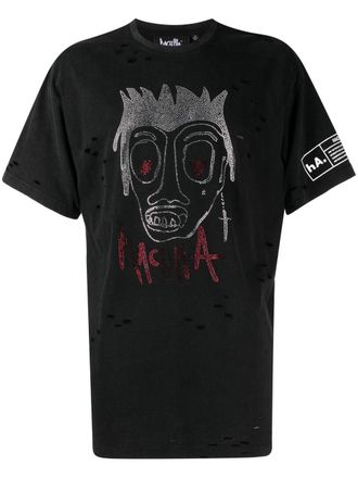 Haculla t-shirt coeur Heart Eyes For You - Noir