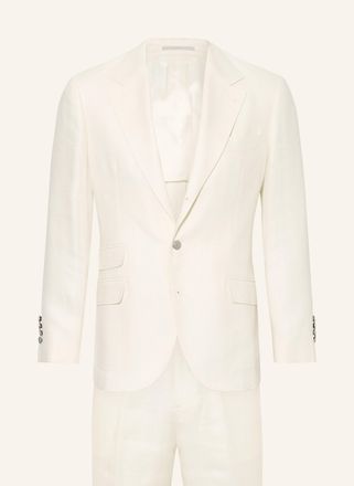 Brunello Cucinelli Brunello Cucinelli Anzug Extra Slim Fit Mit Seide Und Leinen weiss
