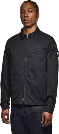 Weekend Offender Hemdjacke f&uuml;r Herren, Baumwolle (Schwarz)