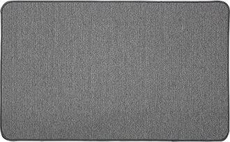 Douceur d'Intérieur Teppich, rechteckig, 45 x 75 cm, einfarbig, Manea, Grau