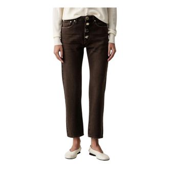 Vicolo Gerades Jeans - - Jeans - Damen - Braun - XS