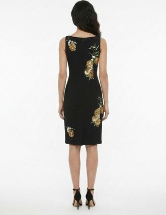 Dolce & Gabbana Womens Black Cotton Cocktail Dress