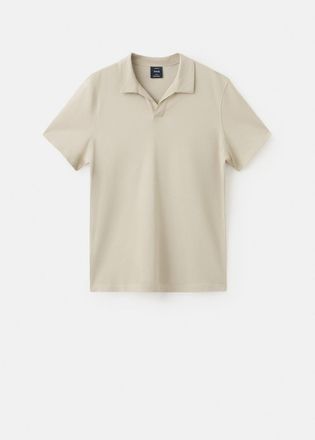 Mango Polo piqu&eacute; slim-fit beige - Homme - XXL - MANGO MAN