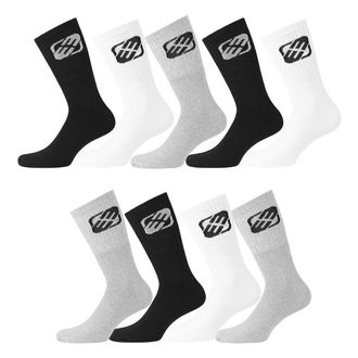 Freegun Lot de 9 Paires de Chaussettes Tennis homme assorties