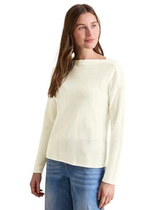 Cecil B303190 Pull avec Maille, Vanilla White, M Femme