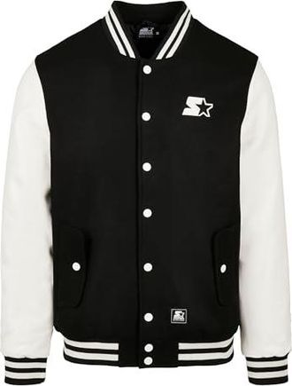 Starter Black Label Veste pour homme Starter College, noir/blanc, L