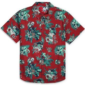 Star Wars Cest Le Bouquet Chemise à Bouton Bas, Rouge/Excursion, Couleur Unie (Getaway Solids), XXL Homme