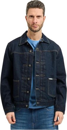 Guess Homme, Vestes, Bleu, Taille: L Selvedge Denim Jacket