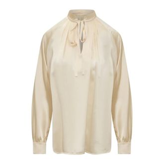 Max Mara Femme, Blouses et Chemises, Beige, Taille: 40 FR Tamigi Blouse