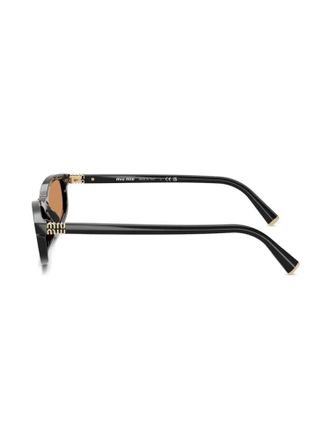 Miu Miu Eyewear MUA06S16K10I Black Acetate Sunglasses - Black