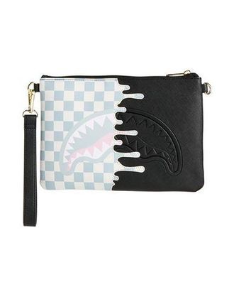 Sprayground CREAM CHECK UNFINISHED SHARK CROSSBODY POUCHETTE