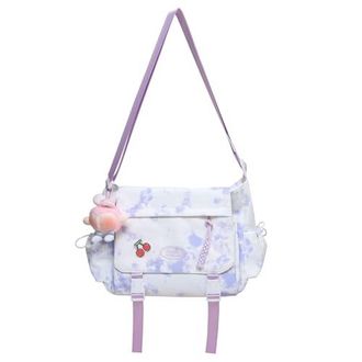 Generic Kexpery Sac Messager Femme Nylon Grande Capacit&eacute; Pendentif Sac &agrave; &Eacute;paule pour Voyage et Usage Quotidien