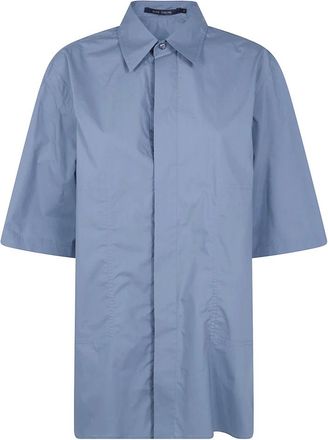 Sofie D'Hoore Femme, Blouses et Chemises, Bleu, Taille: 36 FR Bodhi Short Sleeve Shirt