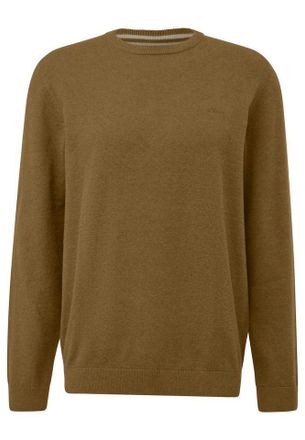 s.Oliver Rundhalspullover Basic (1-tlg) Pullover - Baumwolle - Atmungsaktiv - Angenehm weiches Material