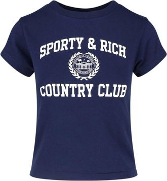 Sporty & Rich T-Shirt Varsity Crest