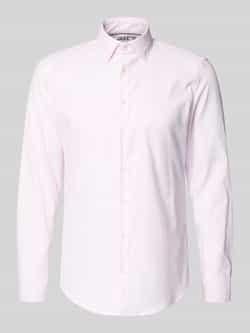 Jake*s Slim Fit Business-Hemd mit Kentkragen