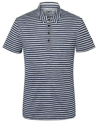 super.natural Poloshirt Merino Poloshirt M MARINERO POLO l&auml;ssig maritimer Look, atmungsaktiver Merino-Materialmix