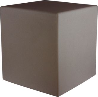 8 Seasons design LED W&uuml;rfel 33 cm, Shining Cube (taupe), E27, Leuchtmittel warmwei&szlig; - wetterfest - Leuchtw&uuml;rfel f&uuml;r au&szlig;en (Garten, Terrasse, Balkon) und innen -