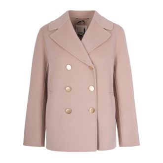 Max Mara Femme, Manteaux, Beige, Taille: 36 FR Double-Breasted Manteaux