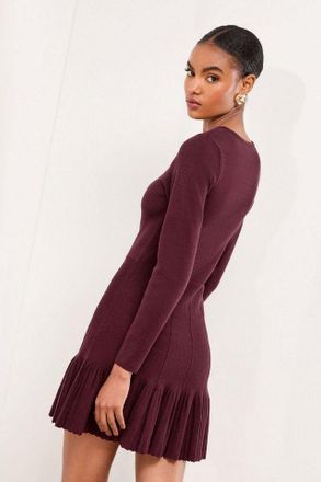 Lipsy Plisseekleid Lipsy Strickkleid mit Kn&ouml;pfen, Regular (1-tlg)