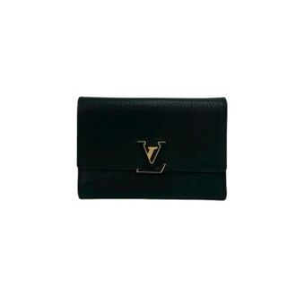 Louis Vuitton Portefeuille vintage doccasion (tri-fold) - Femme - Pre-owned - Noir - Taille: ONE Size