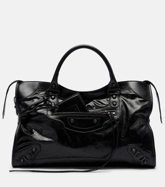 Balenciaga Sac port&eacute; main Le City Medium en cuir
