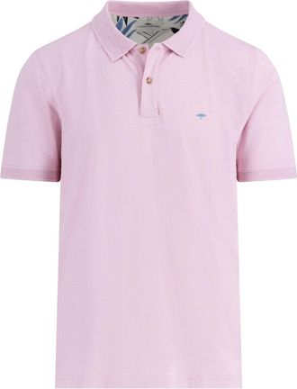 Fynch-Hatton Poloshirt aus Baumwolle mit farbigem Logo Detail Light Peony/XXL