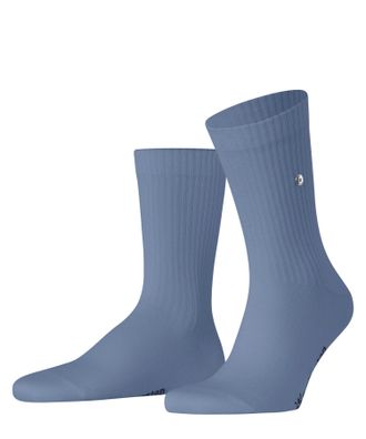 Burlington Herren Socken Bond Street M So Baumwolle einfarbig 1 Paar, Blau Sky Blue 6876, 40-46