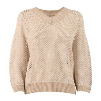 PESERICO Damen, Strickwaren, Beige, XLGr&ouml;&szlig;e