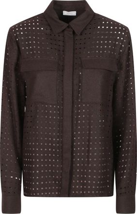 PESERICO Chemises Peserico - Femme - Blouses et Chemises - Brun - Taille: 42 FR