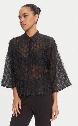 Karen by Simonsen Hemd Rubina 10105169 Schwarz Oversize