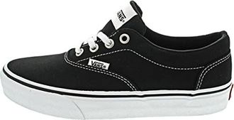 Vans Baskets Doheny pour femme, Toile noire et blanche., 2.5 UK