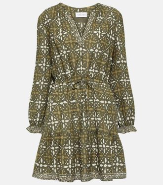 Velvet Robe Katarina imprimée en coton