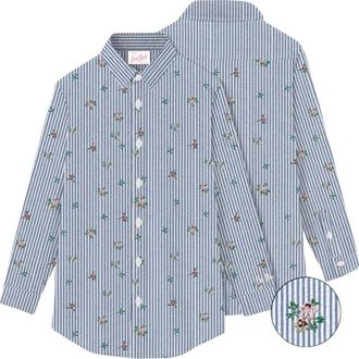 MC2 Saint Barth Femme, Blouses et Chemises, Bleu, Taille: 42 FR Brigitte Shirt