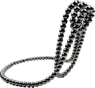 Generico Einzigartiger Weinflaschenhalter - Perlenkettenhalter, freistehendes Tischregal | elegantes Weindisplay mit Illusion an Kette, Geschenkregal