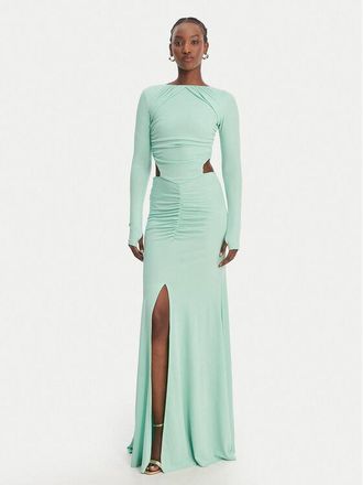 Just Cavalli Abendkleid 80PAO922 J0253 Gr&uuml;n Slim Fit