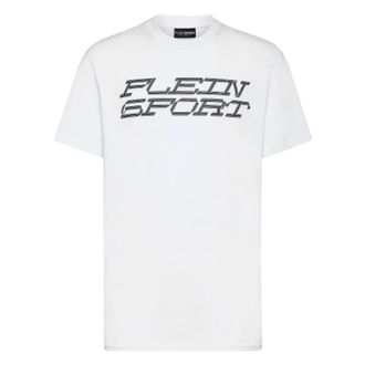 Plein Sport T-Shirt Rundhals Tiger - - Sport - Herren - Wei&szlig; - L