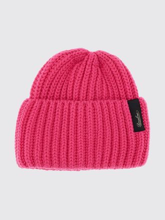 Borsalino Bonnet beanie en laine vierge avec revers et logo
